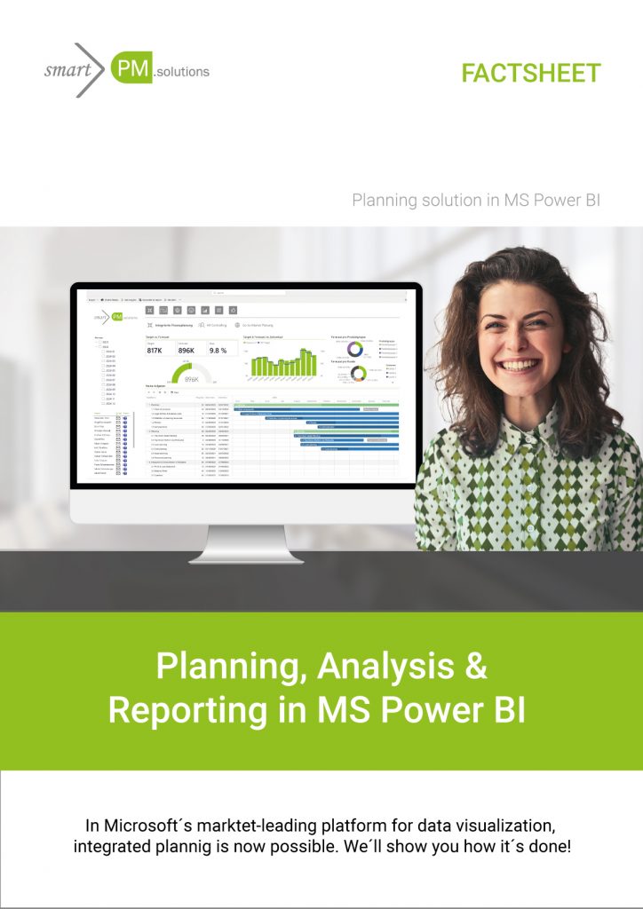 Planning in Power BI - Application by smartPM.solutions